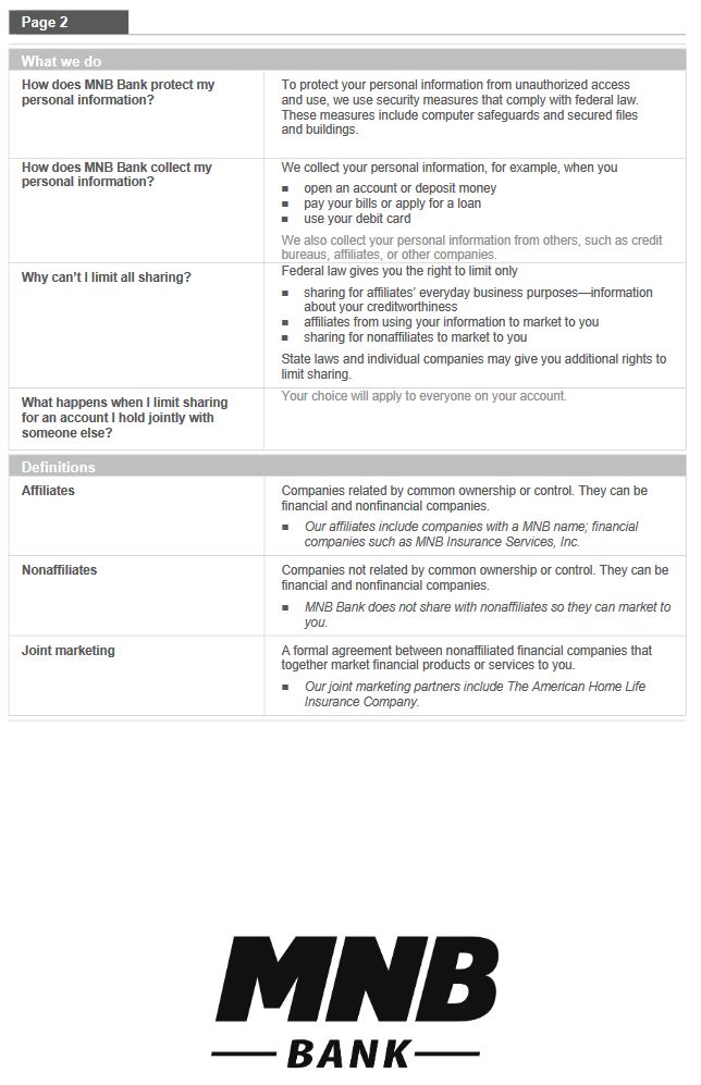 MNB Bank McCook, Nebraska - MNB Bank